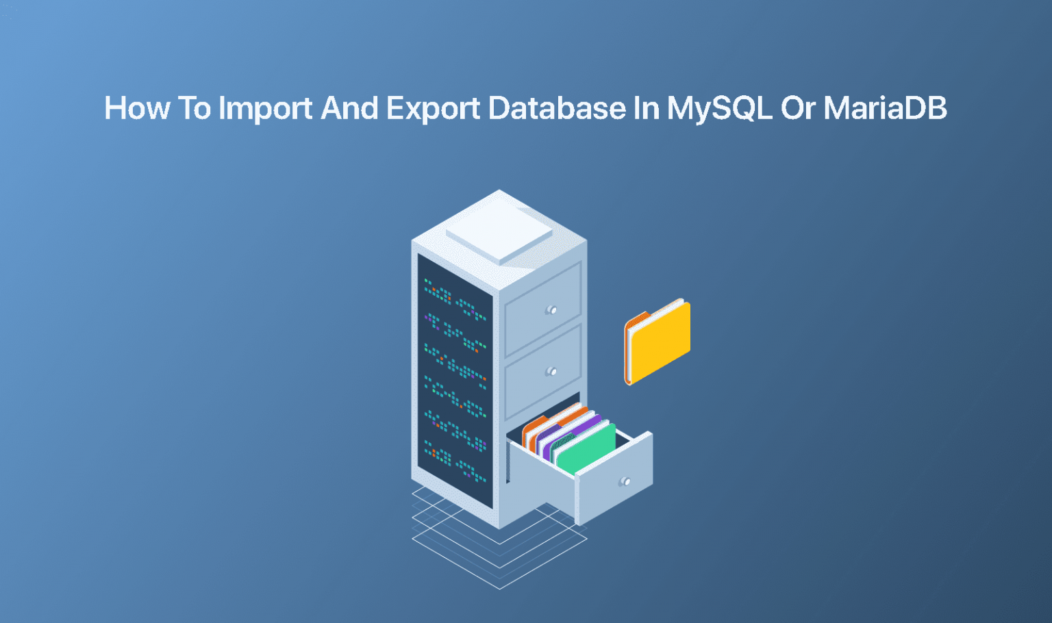 How To Import and Export Databases in MySQL or MariaDB - ruiguimaraes.net